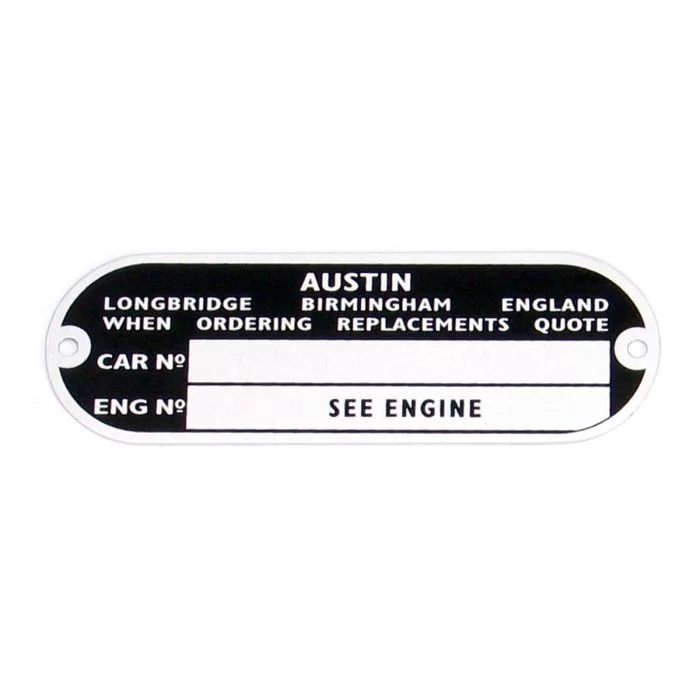 LMG1025 - Mini Austin Chassis/Engine Plate | minisport.com Mini Sport